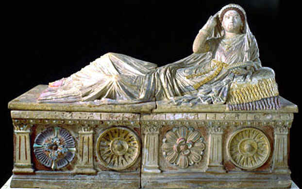 El arte etrusco El Sarcofago de Seianti Roma Antigua